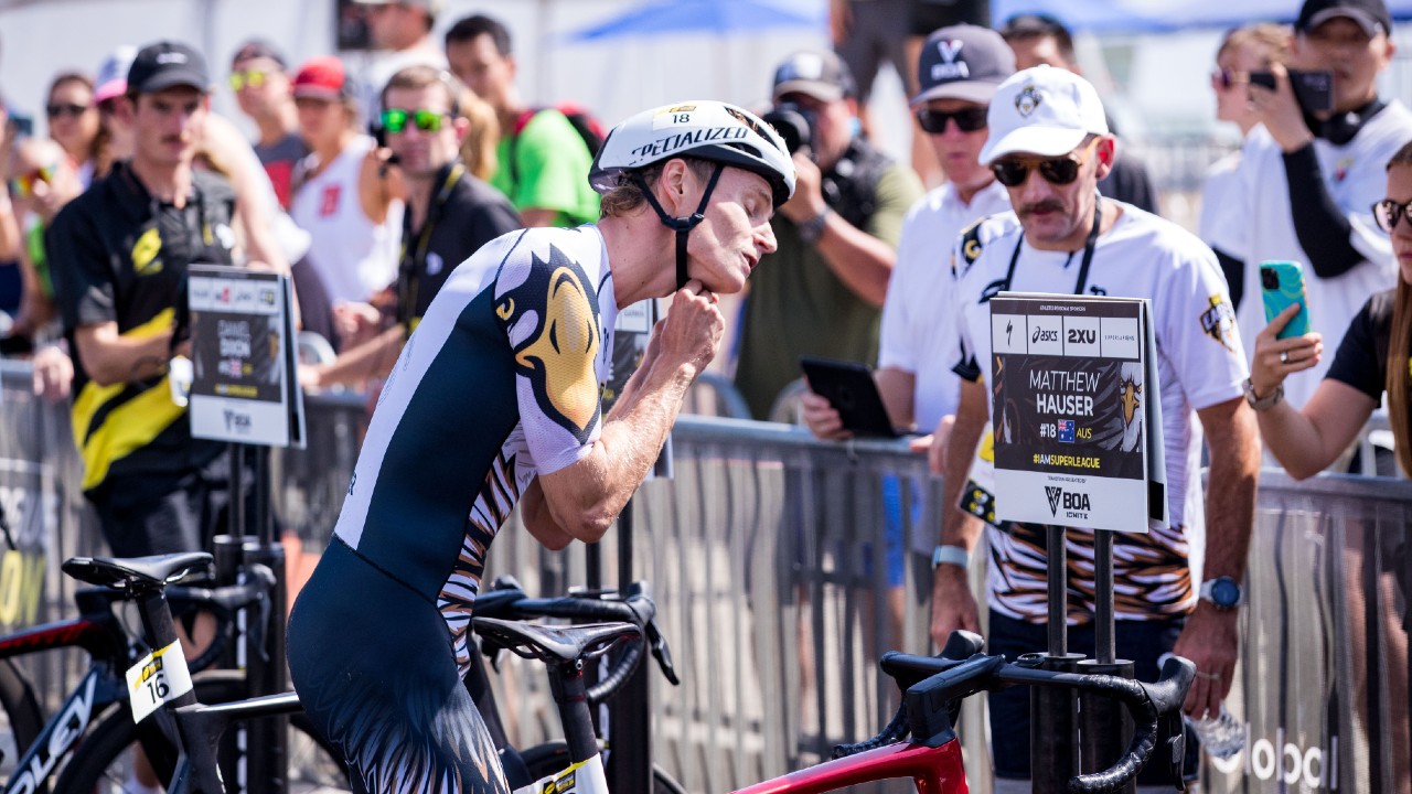Watch NOW: Can Matt Hauser bounce back after SLT Malibu bike woe? - Elite News - TRI247