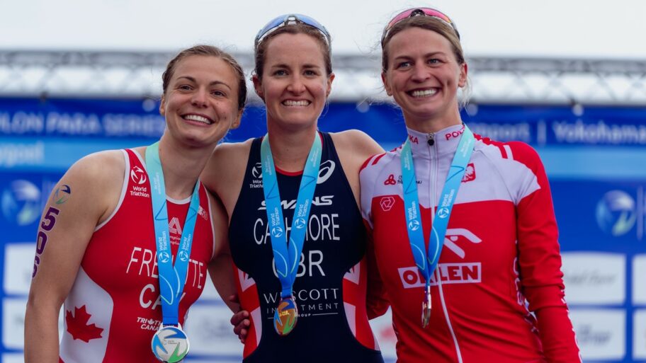 World Triathlon Para Series Swansea 2024: Moore, Ellis and Cashmore ...